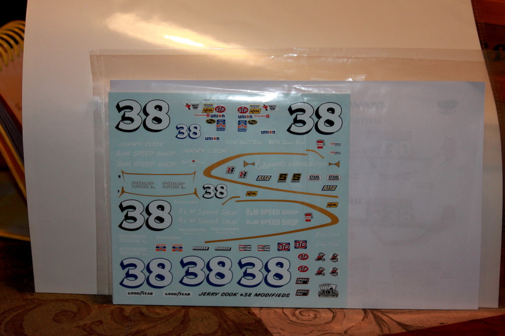 #38 Jerry Cook Pinto Modifieds - Ace Decals