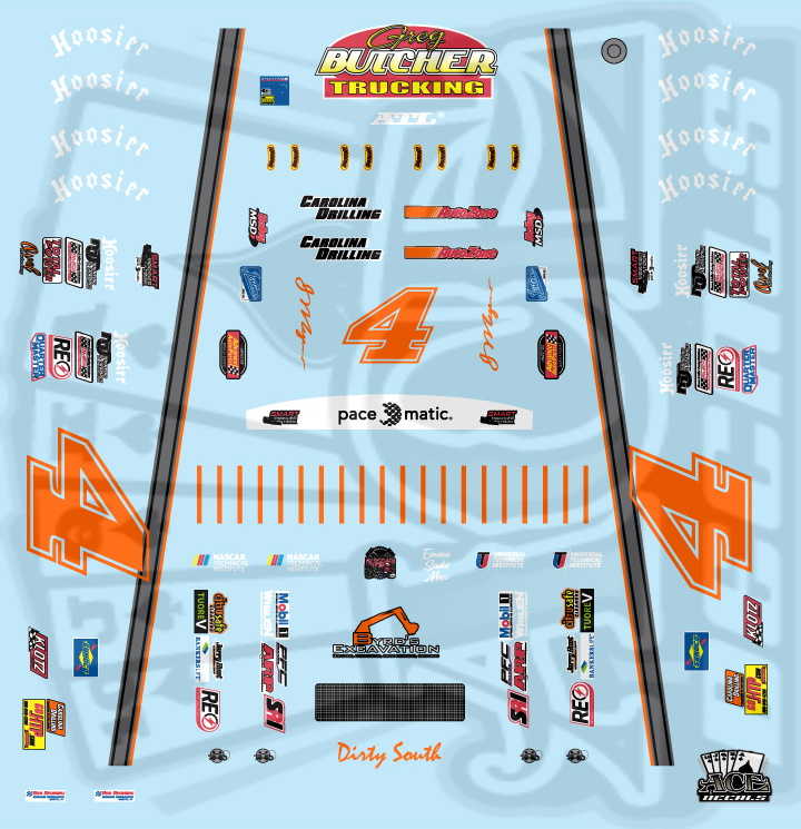 #4 Jason Myers Modified - Ace Decals