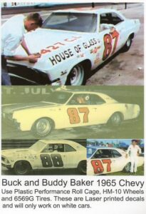 #87/88 Buck Baker 1965 Impala and others - Ace Decals