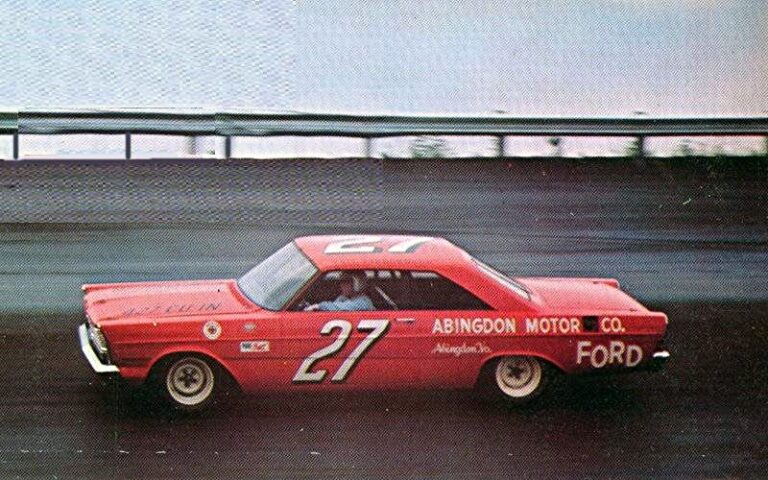 #27 Banjo Matthews 65-68 Ford Poppy Red cars - Ace Decals