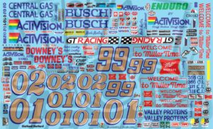 #01-02 Emanuel Zervakis White Cup Cars - Ace Decals